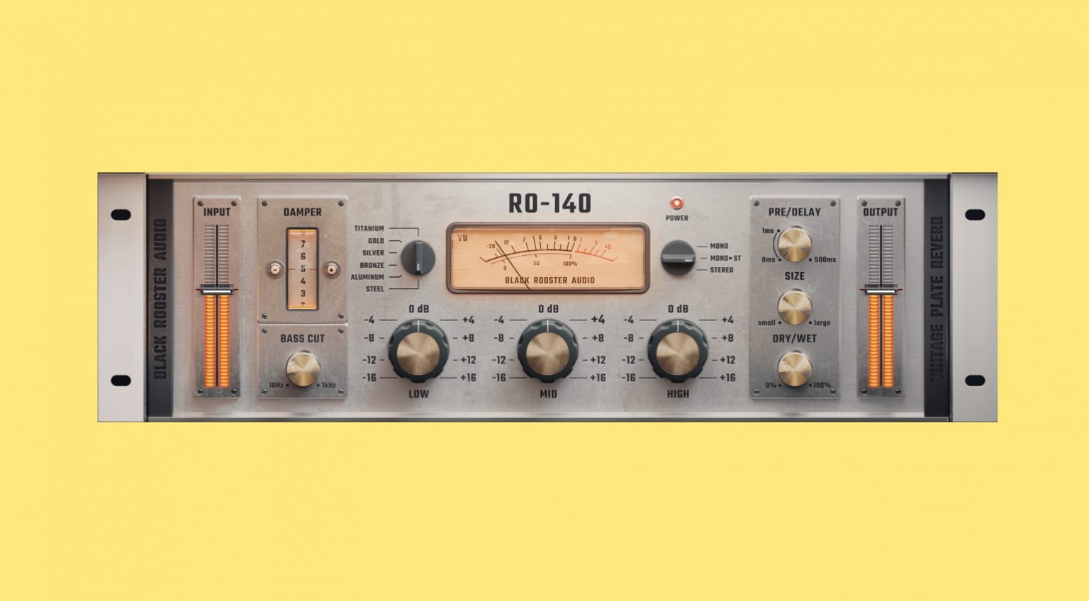 BLA RO-140 emulates all 272 kilos of the old EMT 140 plate reverb ...
