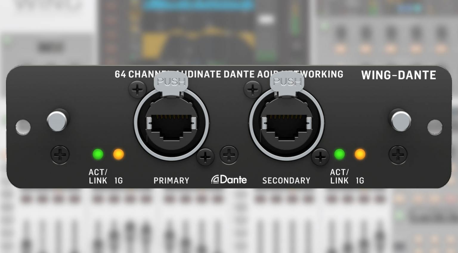 Dante comes to Behringer Wing with the WING-DANTE expansion card ...