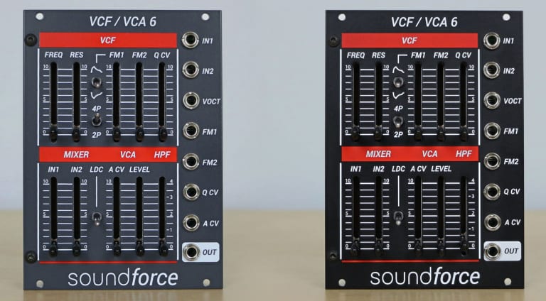 NAMM 2021: SoundForce VCF/VCA 6 - Juno based filter amp combo for ...