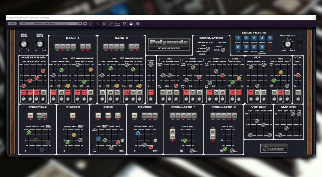 Cherry Audio Polymode Polymoog Synthesizer - gearnews.com