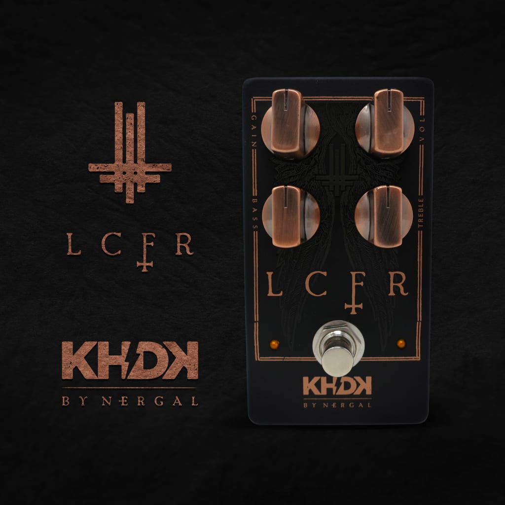 Behemoth's Nergal gets a new signature KHDK Electronics LCFR overdrive/boost pedal - gearnews.com