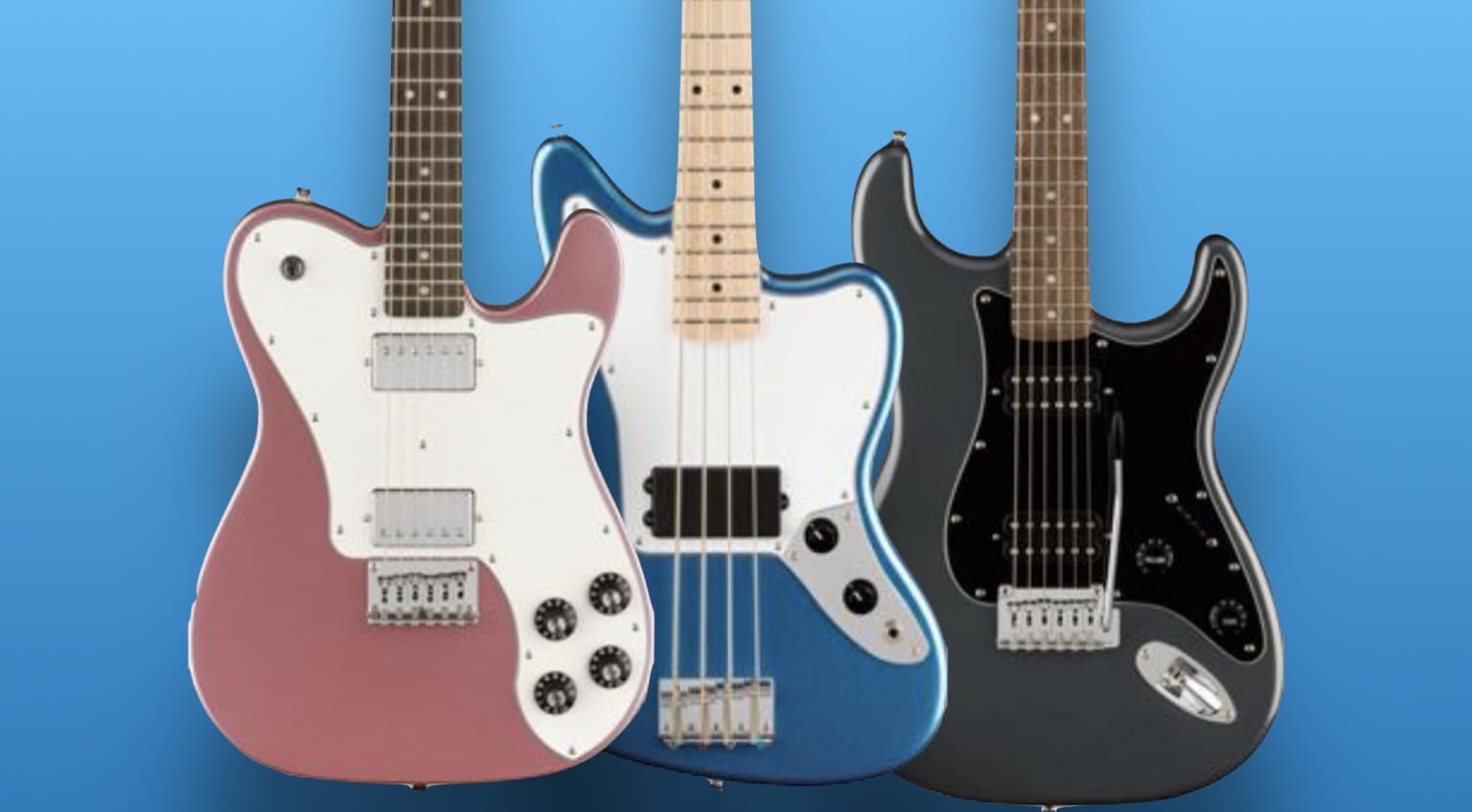 Fender intros new Squier Affinity Telecaster Deluxe, Stratocaster HH ...
