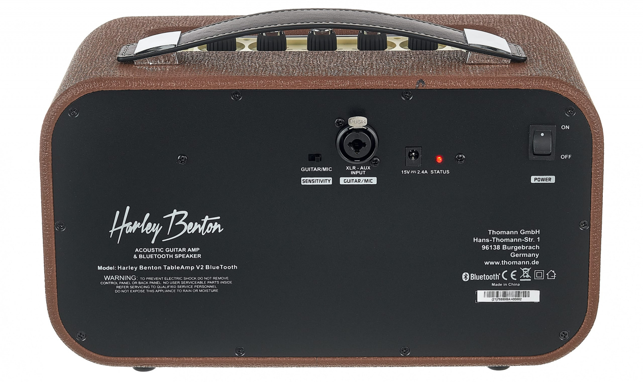 The new Harley Benton TableAmp V2 - A retro-styled 30-Watt desktop ...