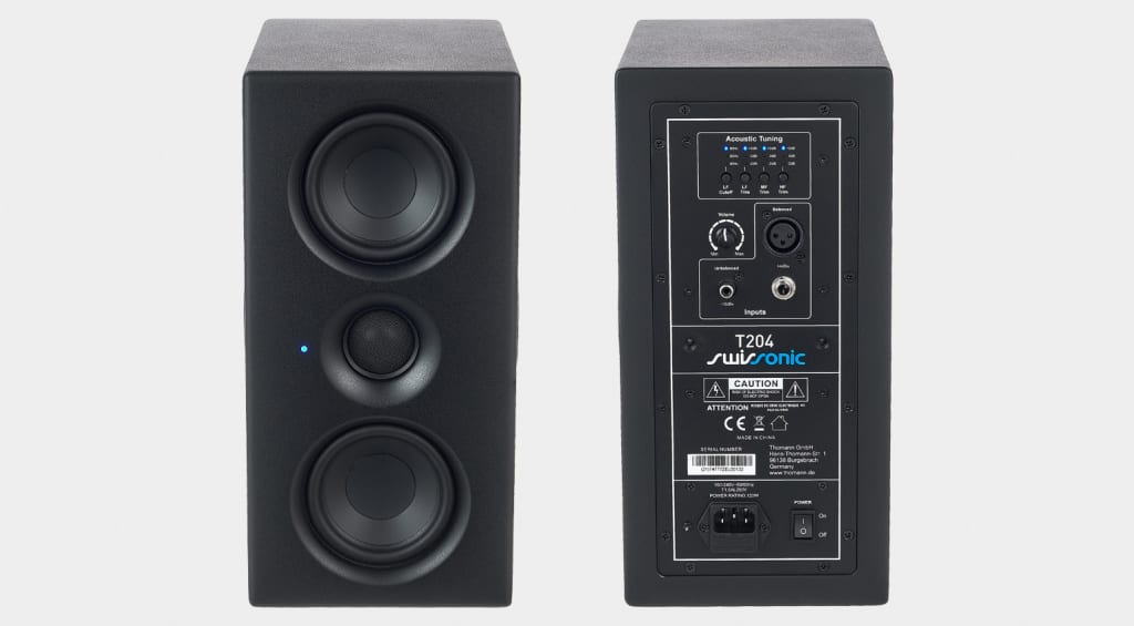 Swissonic NT10A and T204: affordable nearfield monitors for your studio ...