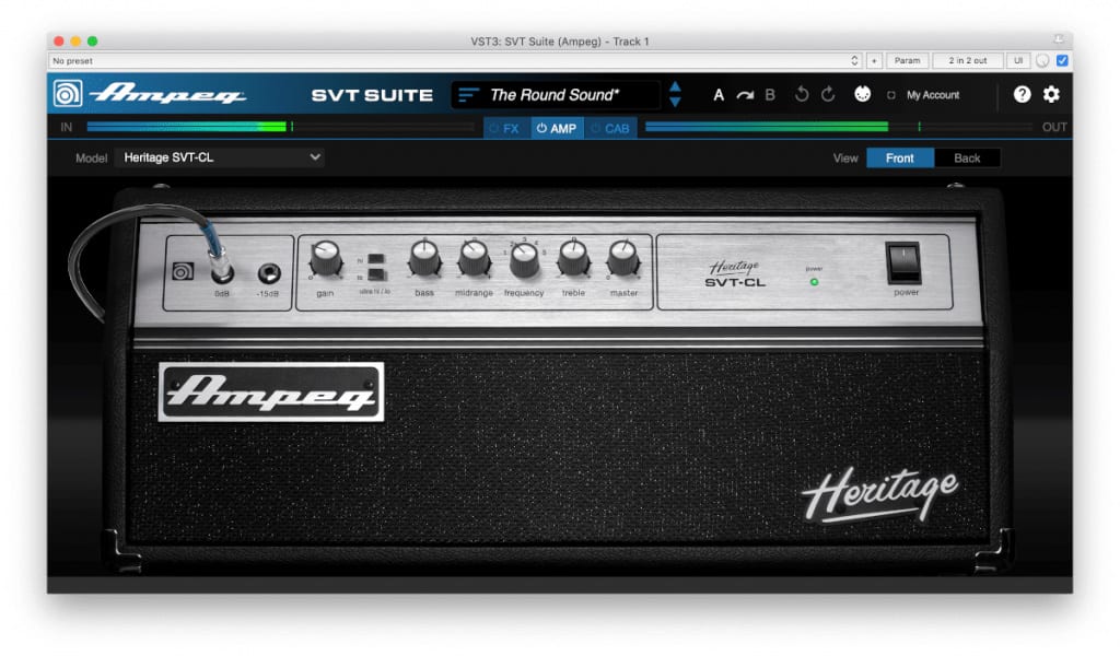 Ampeg SVT Suite: Ampeg's first in-house virtual bass amp rig - gearnews.com