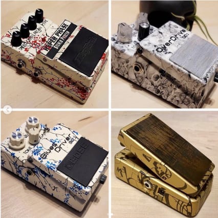 Custom finishes for classic pedals: Built-to-order stompbox designs by ...