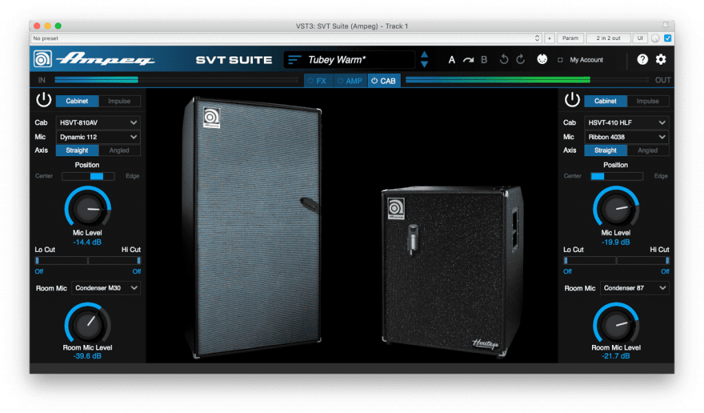 Ampeg SVT Suite: Ampeg's first in-house virtual bass amp rig - gearnews.com