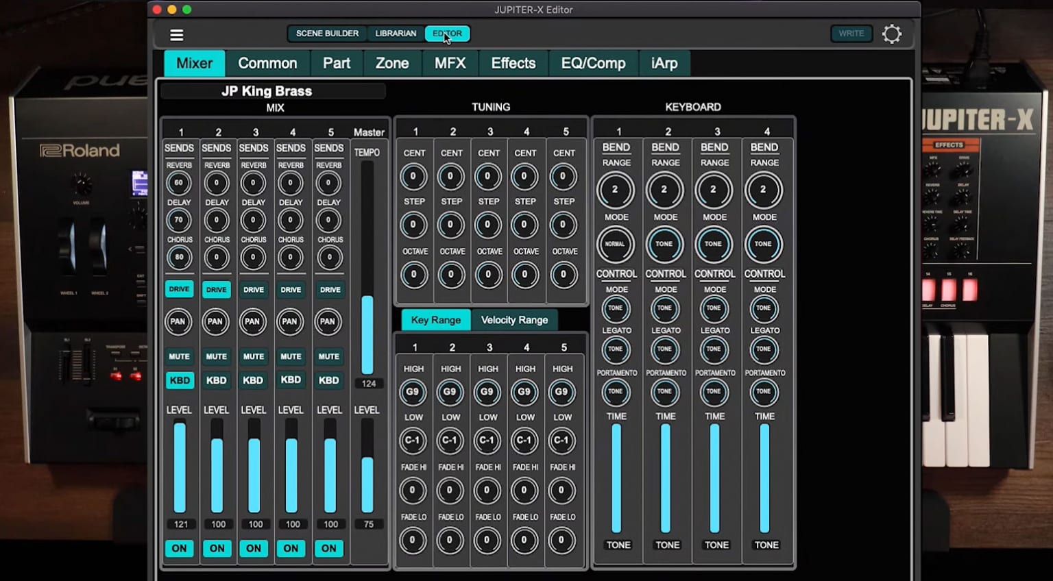 JUPITER-X Editor: Roland releases a free editor for the JUPITER-X and ...