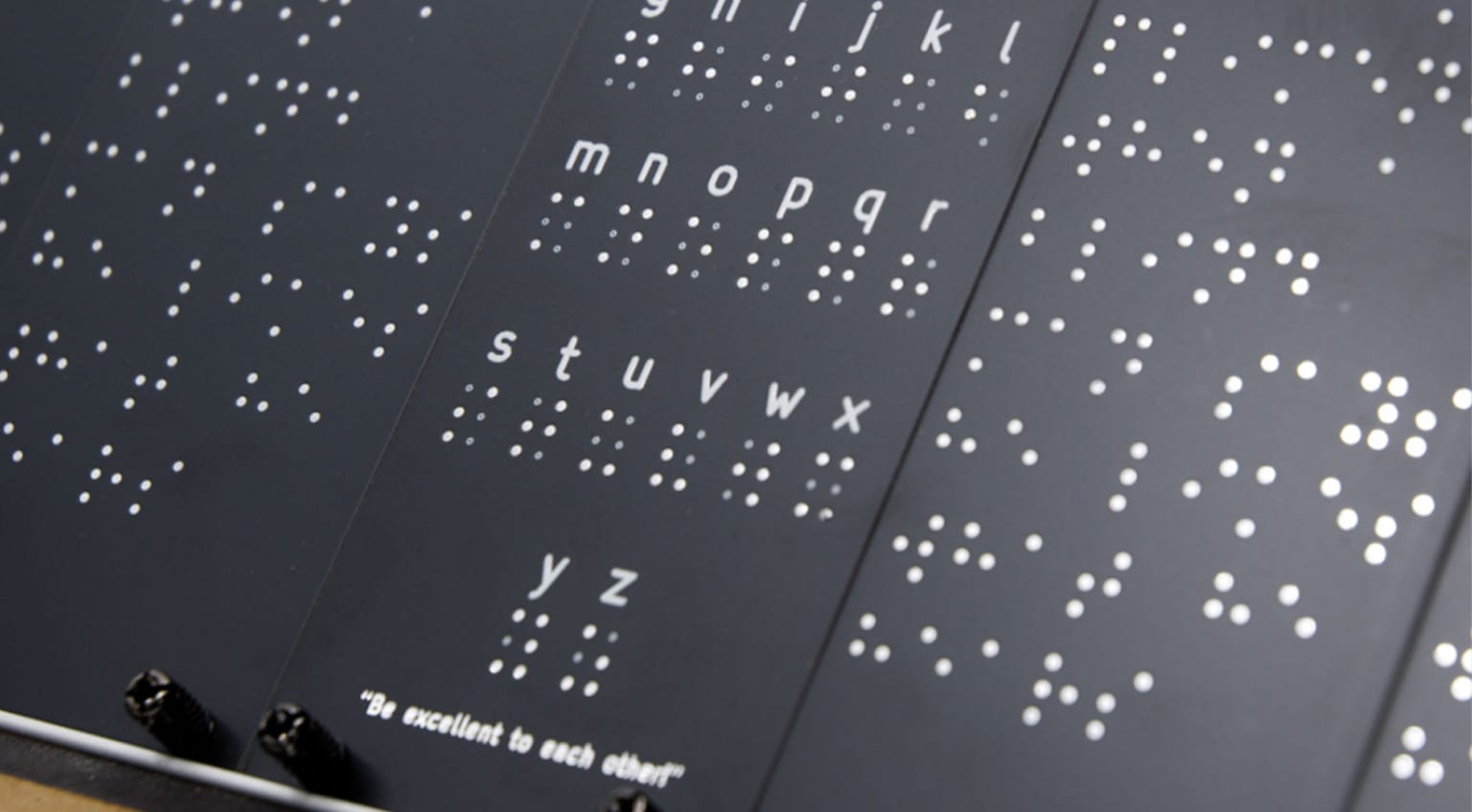 The "Blind" Panel: An inspiring blank Eurorack panel covered in Braille ...