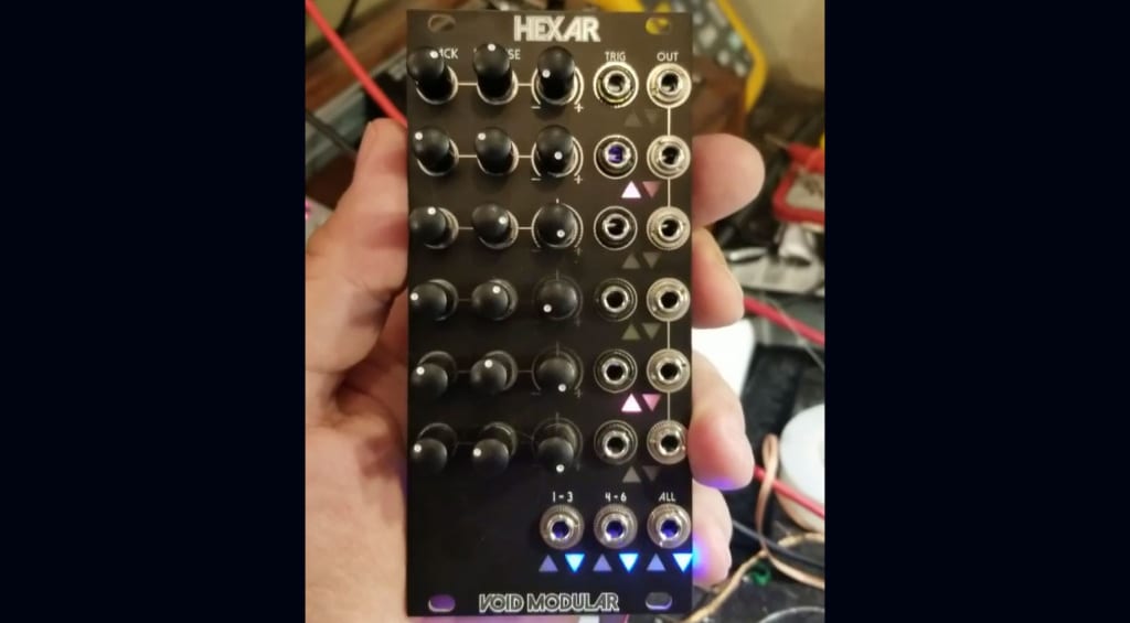 VoidModular HexAR: 6 mixed and looped AR envelope generators - gearnews.com