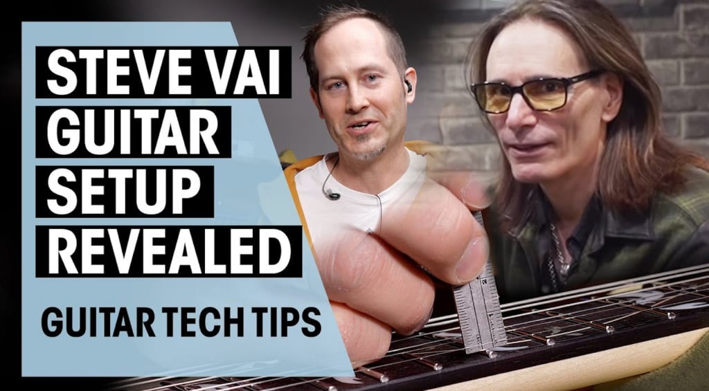 Catch the legendary Thomas Nordegg, Steve Vai's guitar tech, in action ...