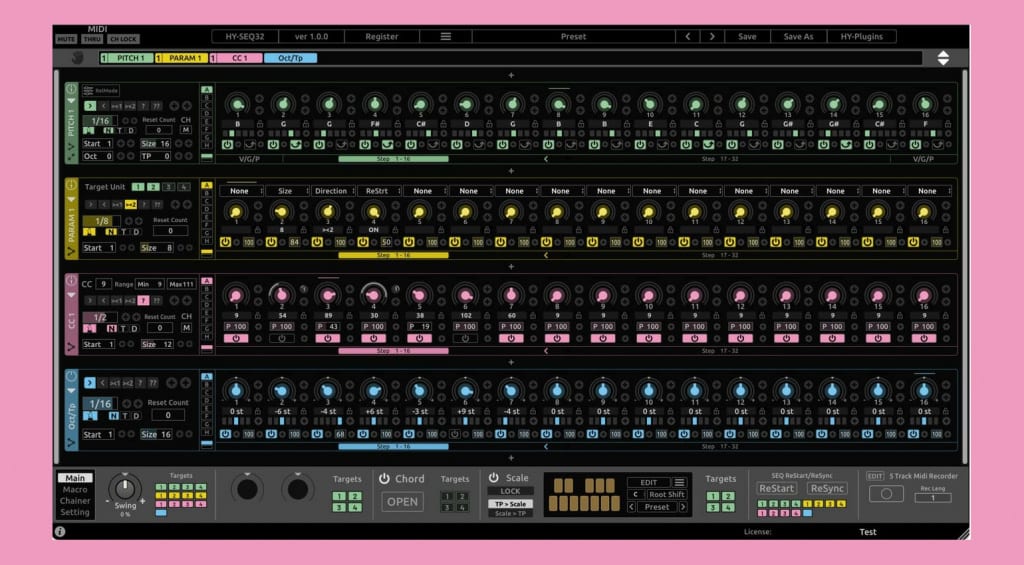 HY-SEQ32: Analog inspired 32-step sequencer for your DAW - gearnews.com