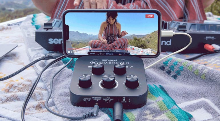 Roland GO:MIXER PRO-X: The audio mixer for smartphones gets an update ...