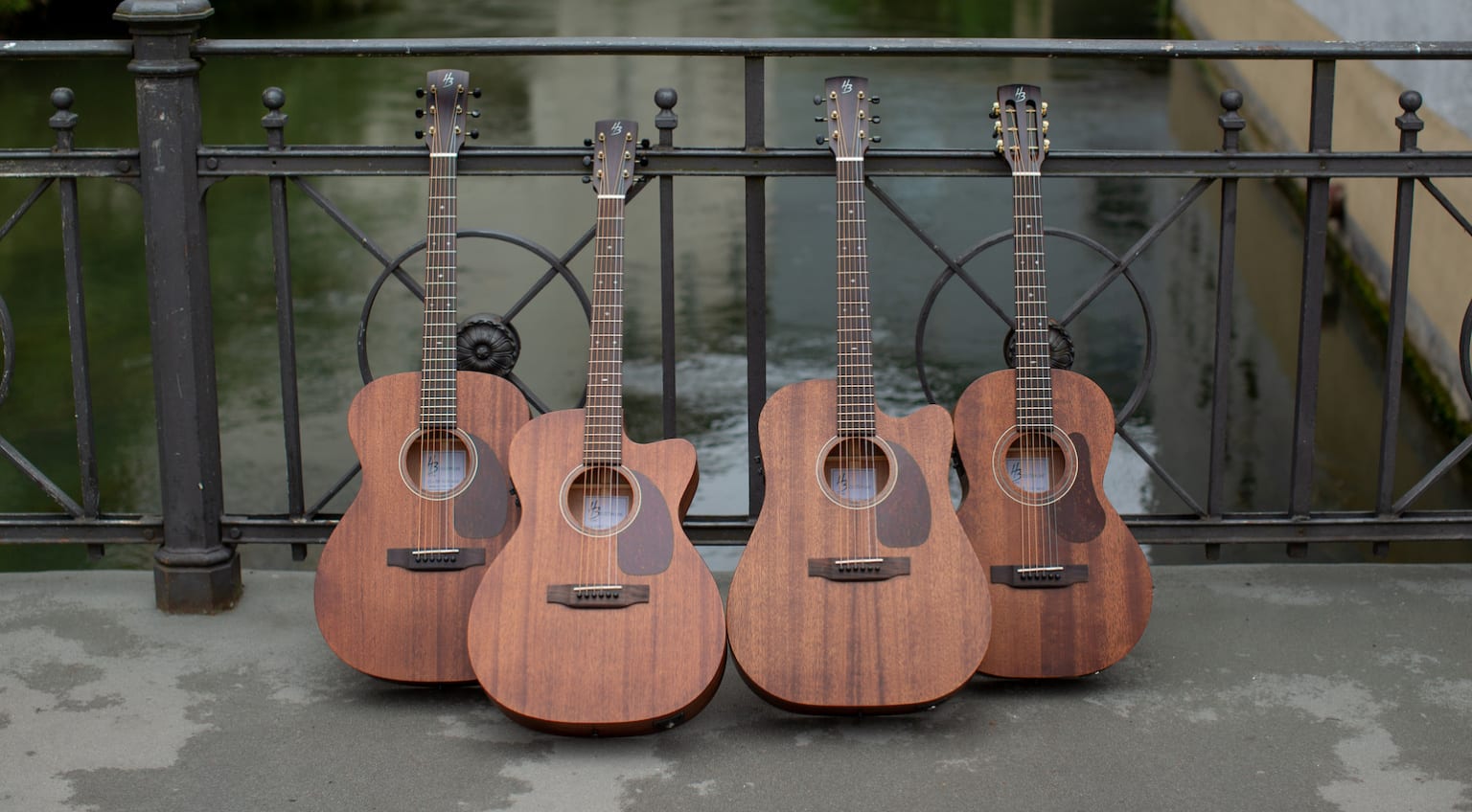 The Harley Benton CL-15M series: Four new solid mahogany acoustics ...