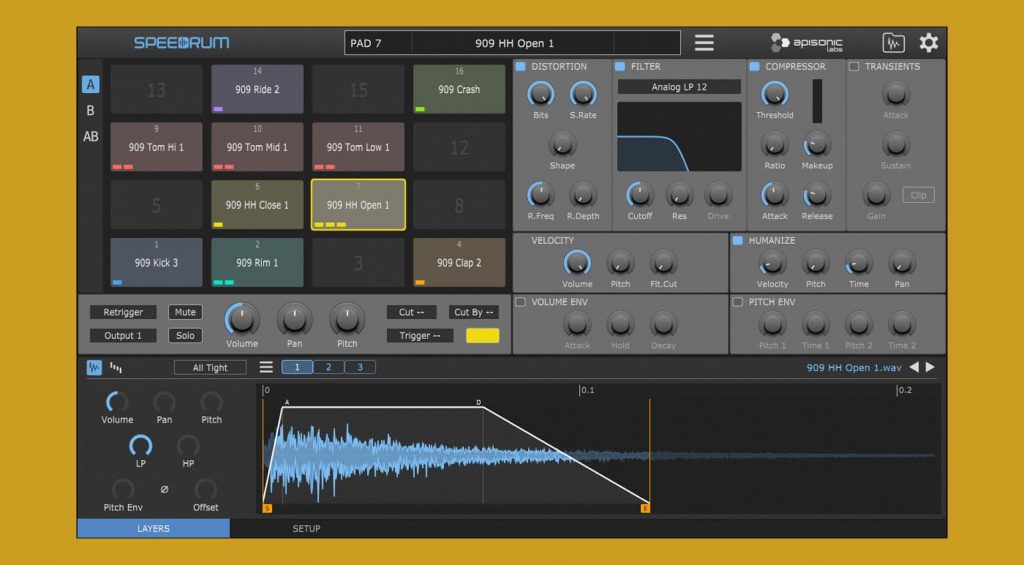 Speedrum: MPC style percussion sampler plugin for fast beat making ...