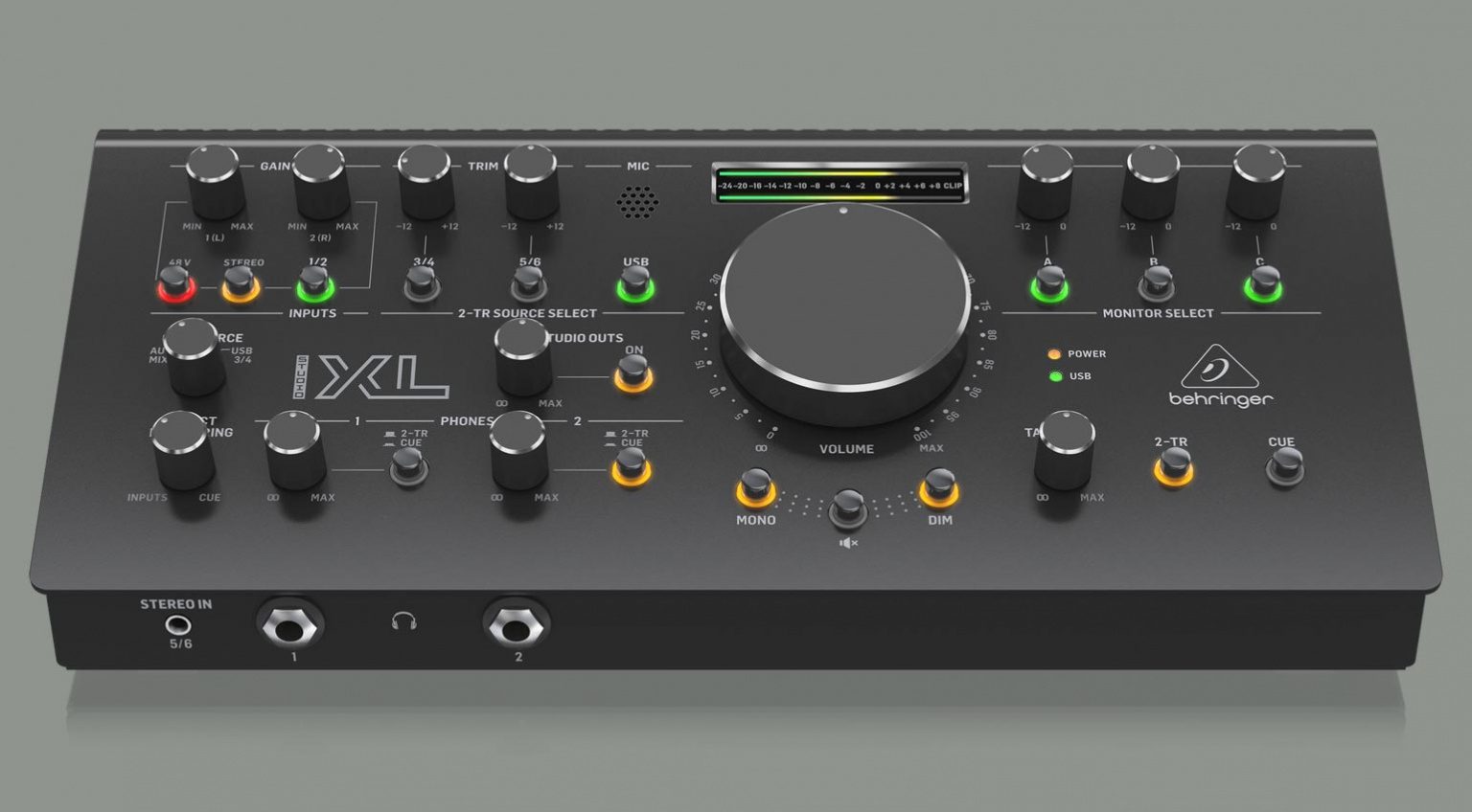 Behringer STUDIO XL: More ins and outs for recording and monitoring ...