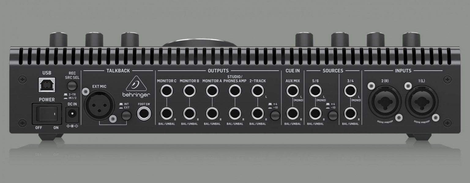 Behringer STUDIO XL: More ins and outs for recording and monitoring ...