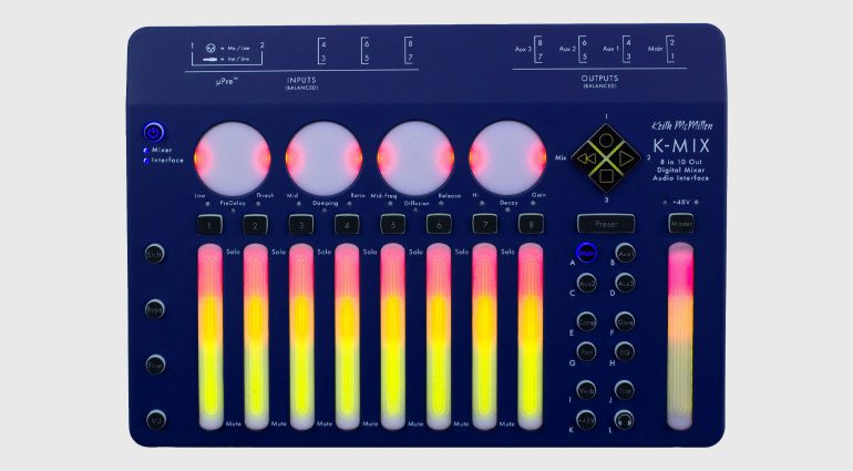 Keith McMillen K-Mix BLUE: New preamps, Ableton integration and more ...