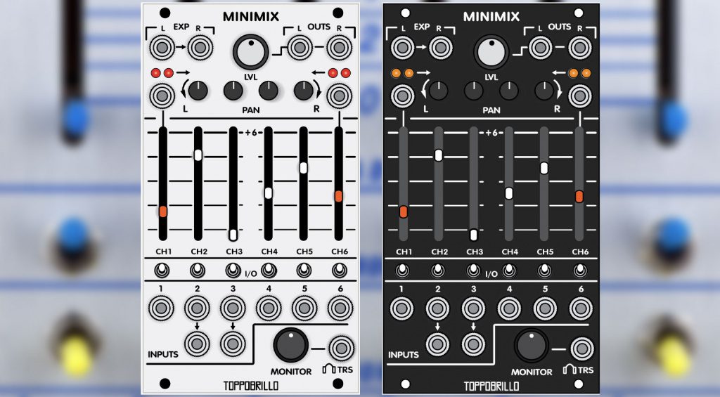 MiniMix: Compact 6-channel stereo mixer Eurorack module from ...