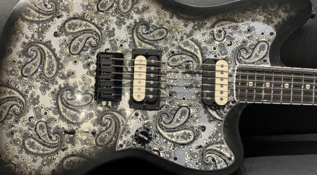 Fender Blue Paisley and Blue Flower Acoustasonic Telecasters - gearnews.com