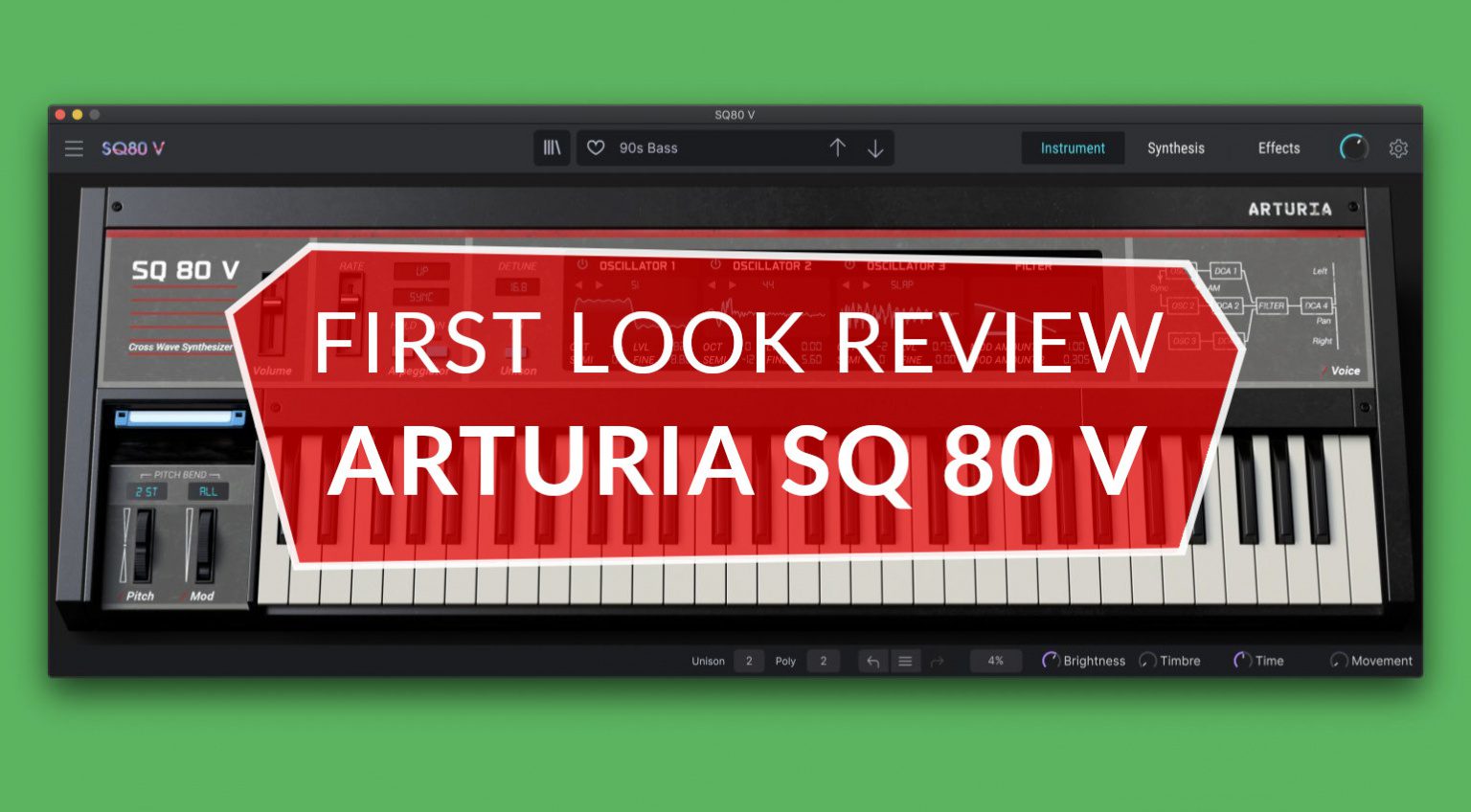 Arturia SQ80 V First Look Review: A modern salute to 8-bit Ensoniq grit ...