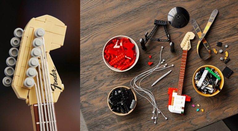 The official LEGO Fender Stratocaster kit is finally here! - gearnews.com