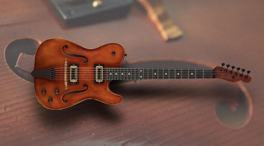Fender unveils new Violinmaster guitar, inspired by a 1713 Stradivarius ...