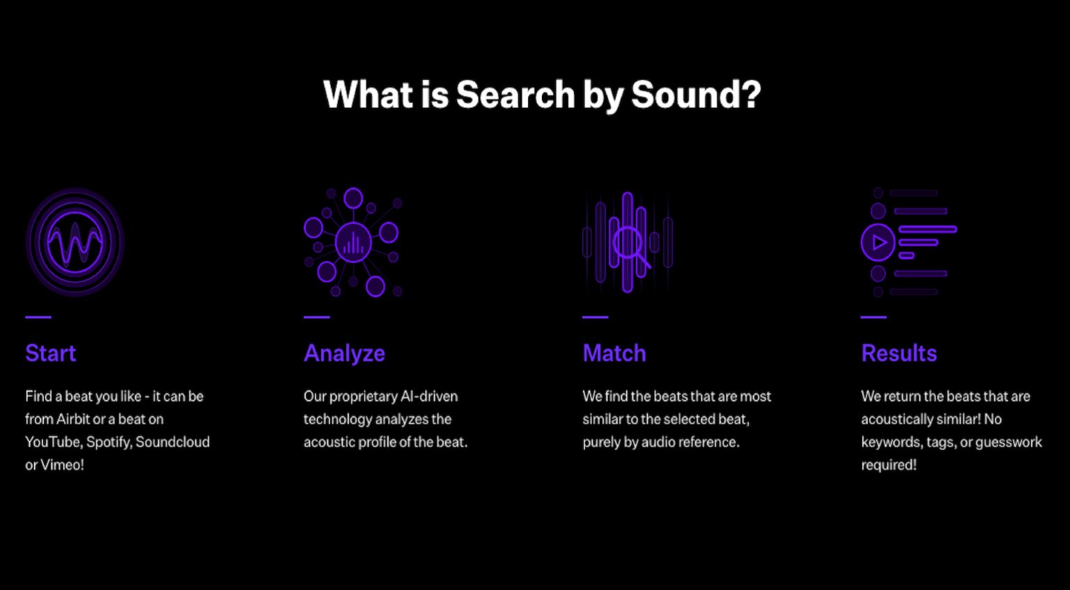 Airbit introduces Search by Sound, a more intuitive way to browse beats