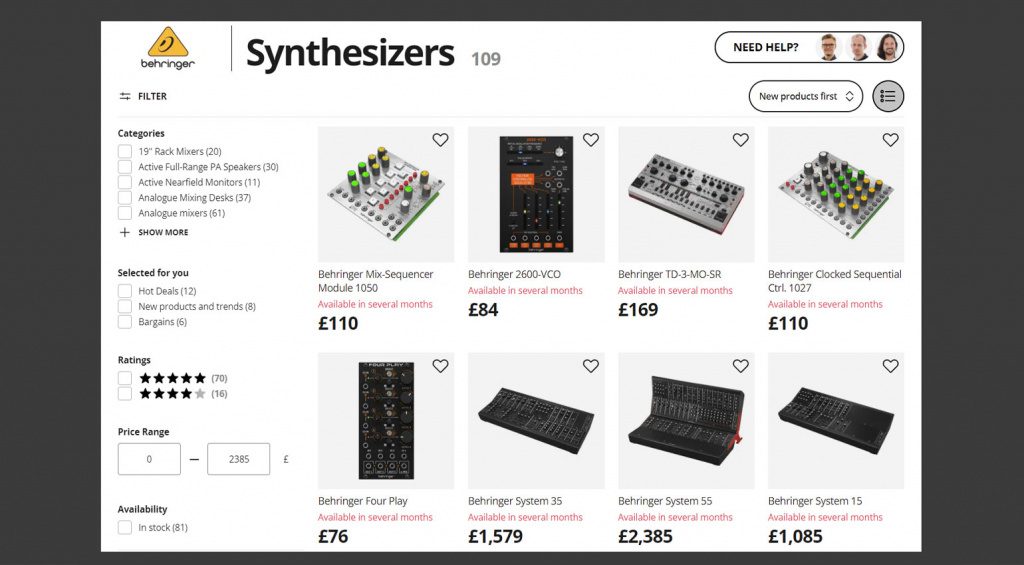 Behringer 2500 Eurorack modules now available at preorder for stunning ...