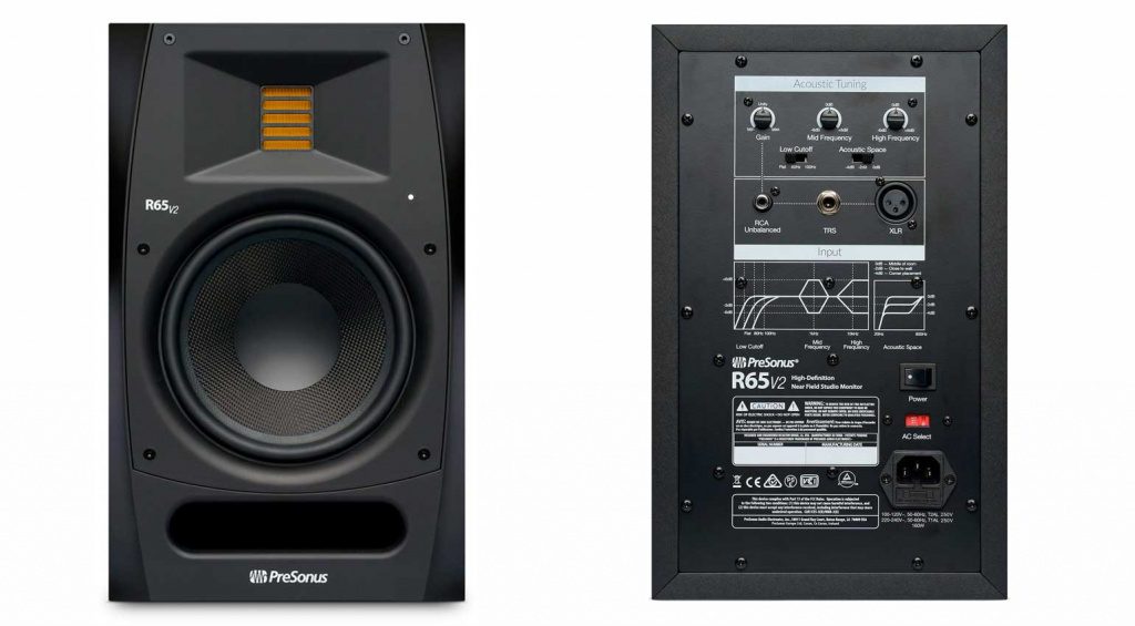 PreSonus R65 V2 and R80 V2: New studio monitors with AMT tweeters ...