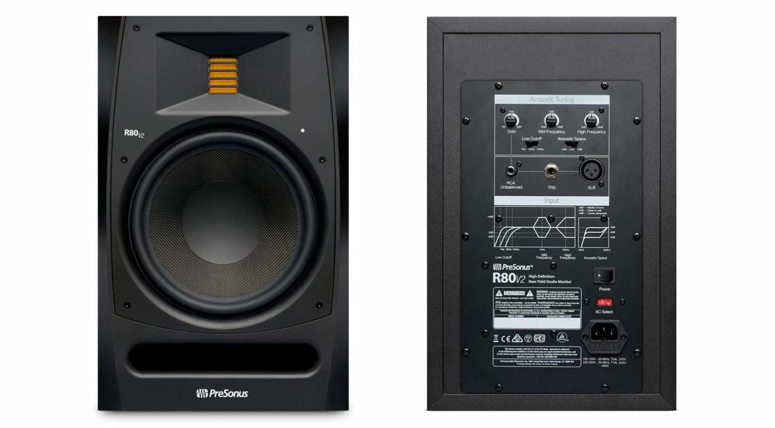 PreSonus R65 V2 and R80 V2: New studio monitors with AMT tweeters ...