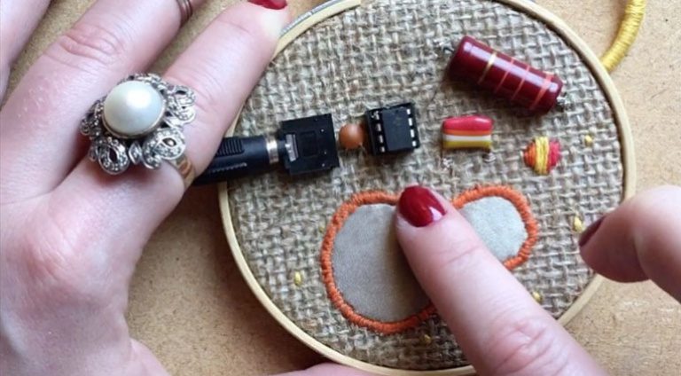 Crafting sound and embroidering circuits with Sam Topley - gearnews.com
