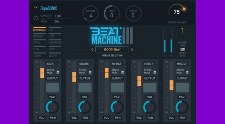 TRAX: A cool VST drum machine for modern beat-driven genres - gearnews.com