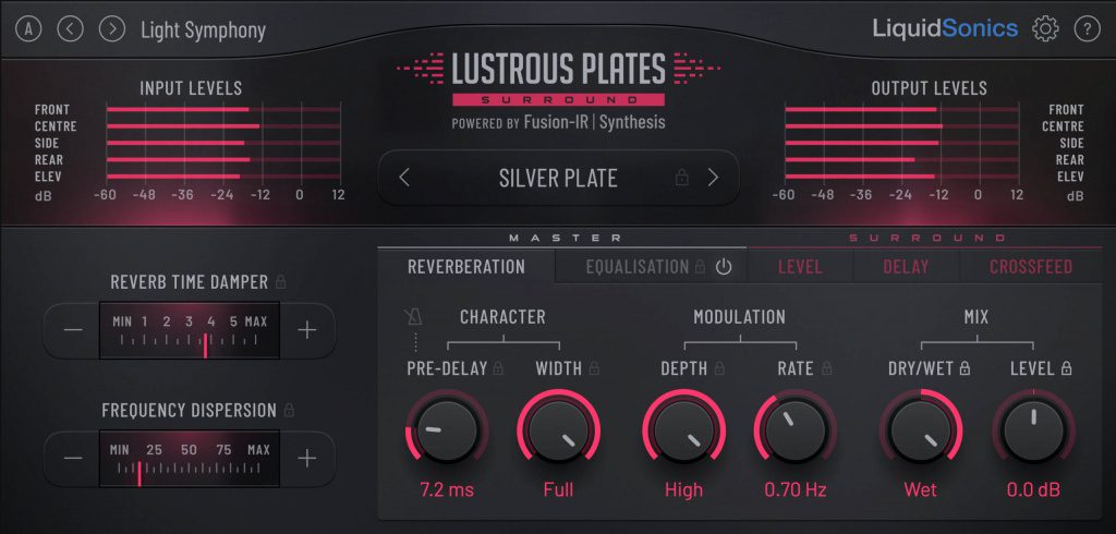 LiquidSonics Lustrous Plates Surround: 10 reverb modes for ...