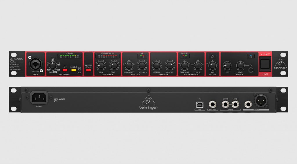 Behringer Ultravoice UV1: Vocal channel strip meets audio interface ...