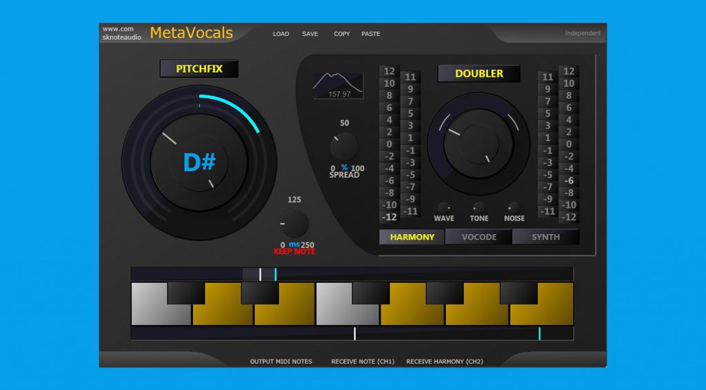 Sknote intros the MetaVocals auto-tuning and vocal processing plug-in - gearnews.com