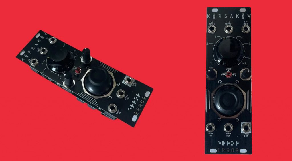 Korsakov: Weird, thumb controlled digital Eurorack drum voice thing - gearnews.com