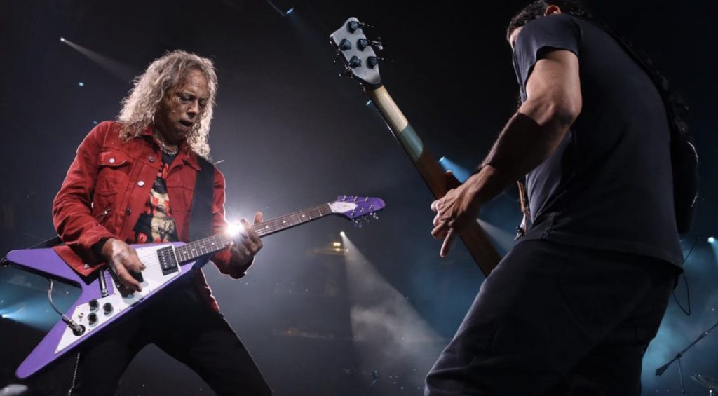 Some Kind of Purple Monster: A Gibson Kirk Hammett Flying V on the ...