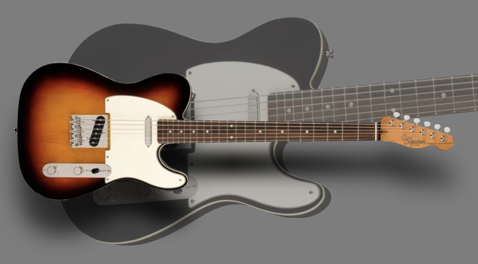 Squier Classic Vibe Baritone Custom Telecaster with a 27" scale length ...