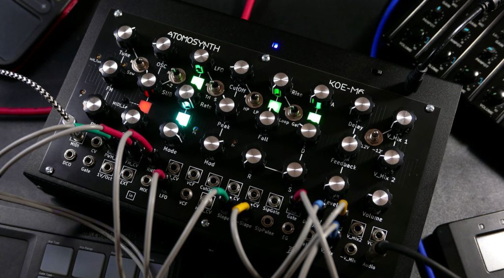 AtomoSynth KOE-M6 semi-modular analog synthesizer for desktop and ...