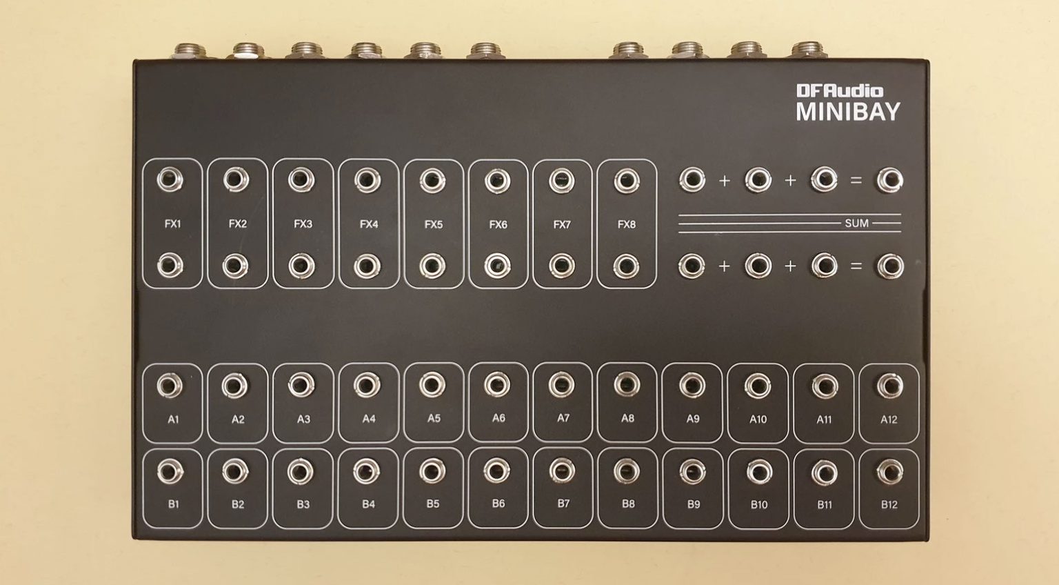 MINIBAY: 40-point audio patchbay for your desktop - gearnews.com