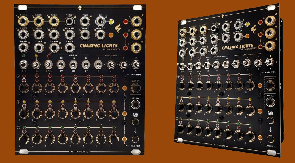 Chasing Lights: 3-channel analog rhythm sequencer from ST Modular ...