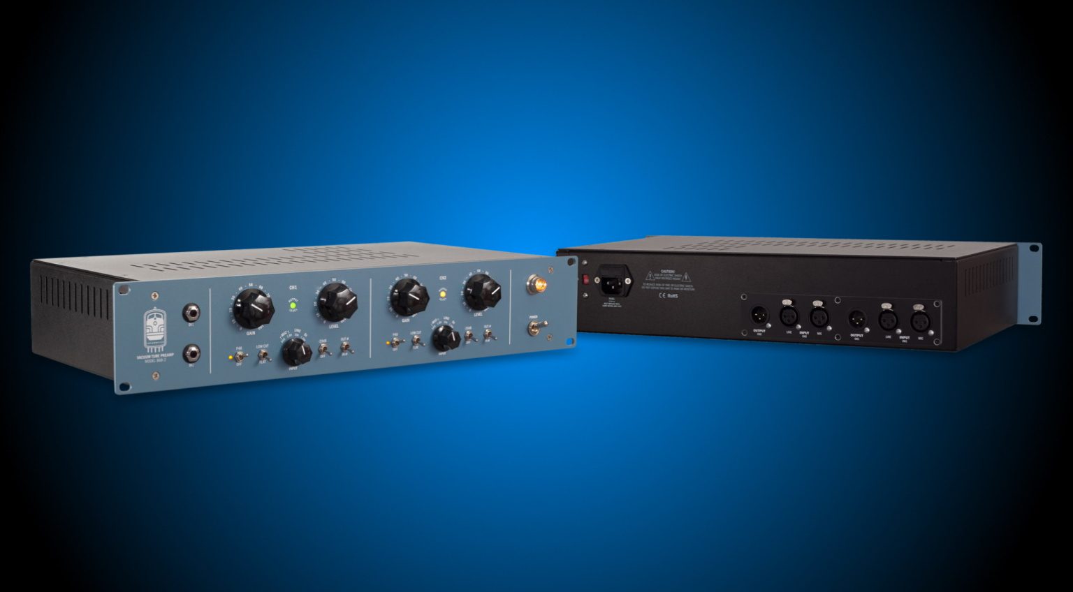 Locomotive Audio Model 86B-2: modern Ampex-style tube pre - gearnews.com