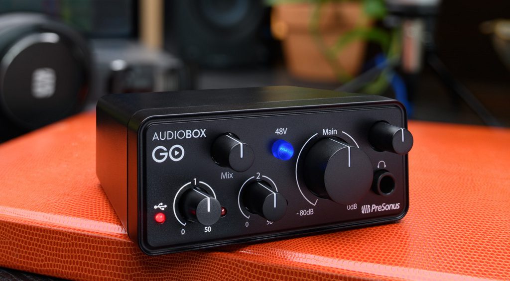 PreSonus AudioBox GO: micro audio interface for big recordings ...