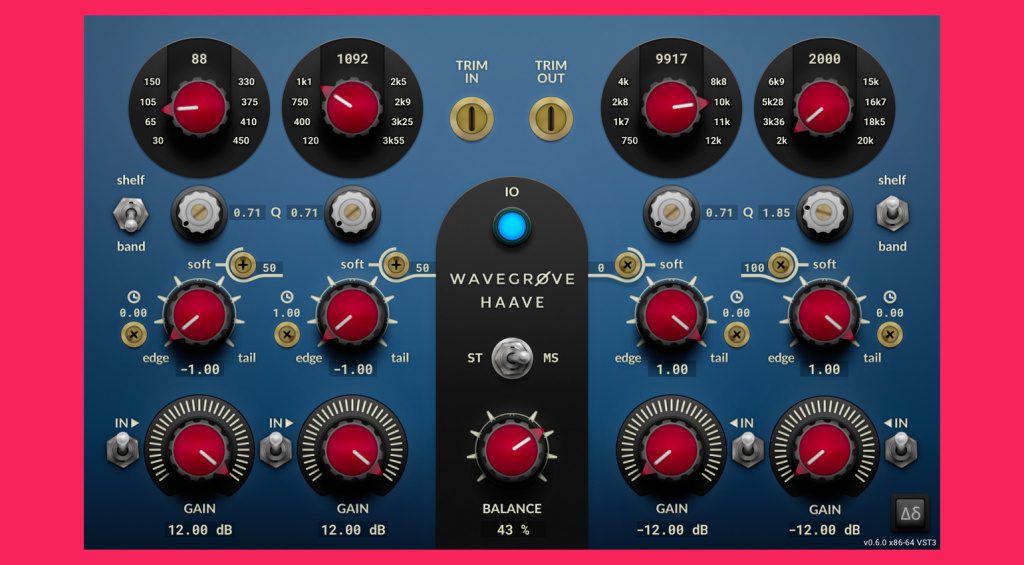 Wavegrove Haave Plug-in: Multi-band transient shaper for USD 20 ...