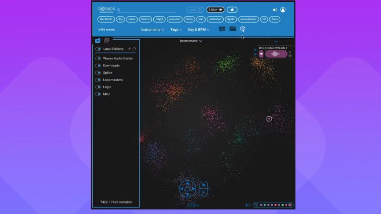 Waves drops COSMOS AI-powered Sample Finder (free) and CR8 Creative ...