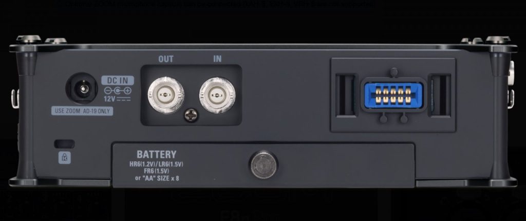 ZOOM F8n Pro: 32-bit 8-channel field recorder with dual AD converters ...