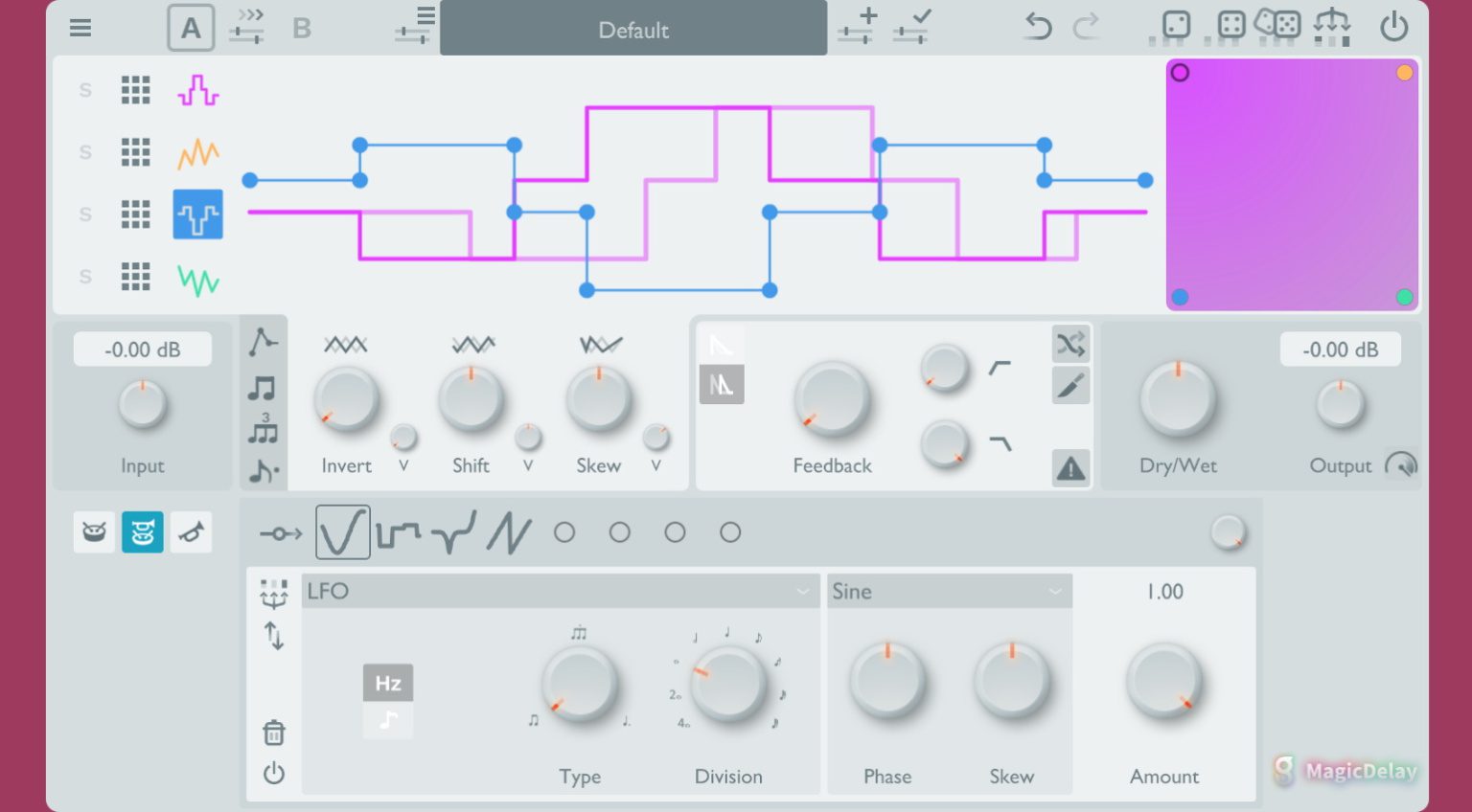 GS-DSP Magic Delay: multi-curve spectral delay with built-in modulation ...