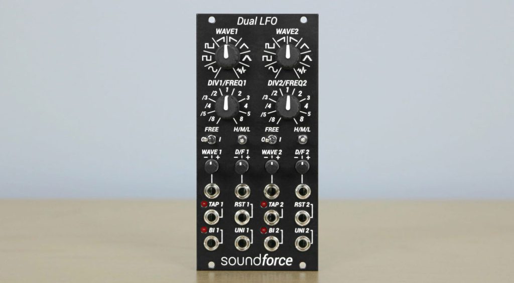 SoundForce Dual LFO: CV control, dual tap and syncable - gearnews.com