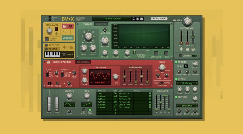 V-X Multimode Vocoder: new Reason Rack Extension - gearnews.com